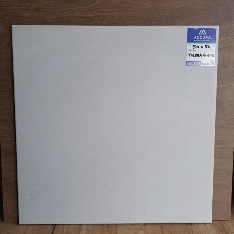 Jual Keramik Putih Dop Industrial Mulia Accura 50x50 TIERRA WHITE ...