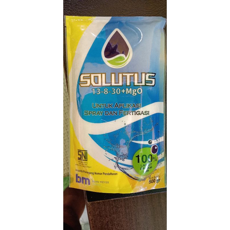 Jual pupuk vegetatif terbaru dari behn meyer SOLUTUS 500gr | Shopee Indonesia