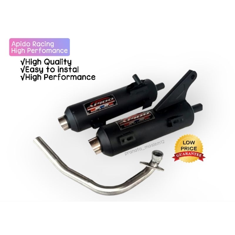 Jual Apido pipe muffler for mio sporty mio soulty mio i 125 soul i 115 ...