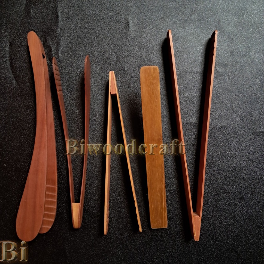 Jual Capitan Makanan / Penjepit Kayu Sawo / Capit Makanan / Wooden ...