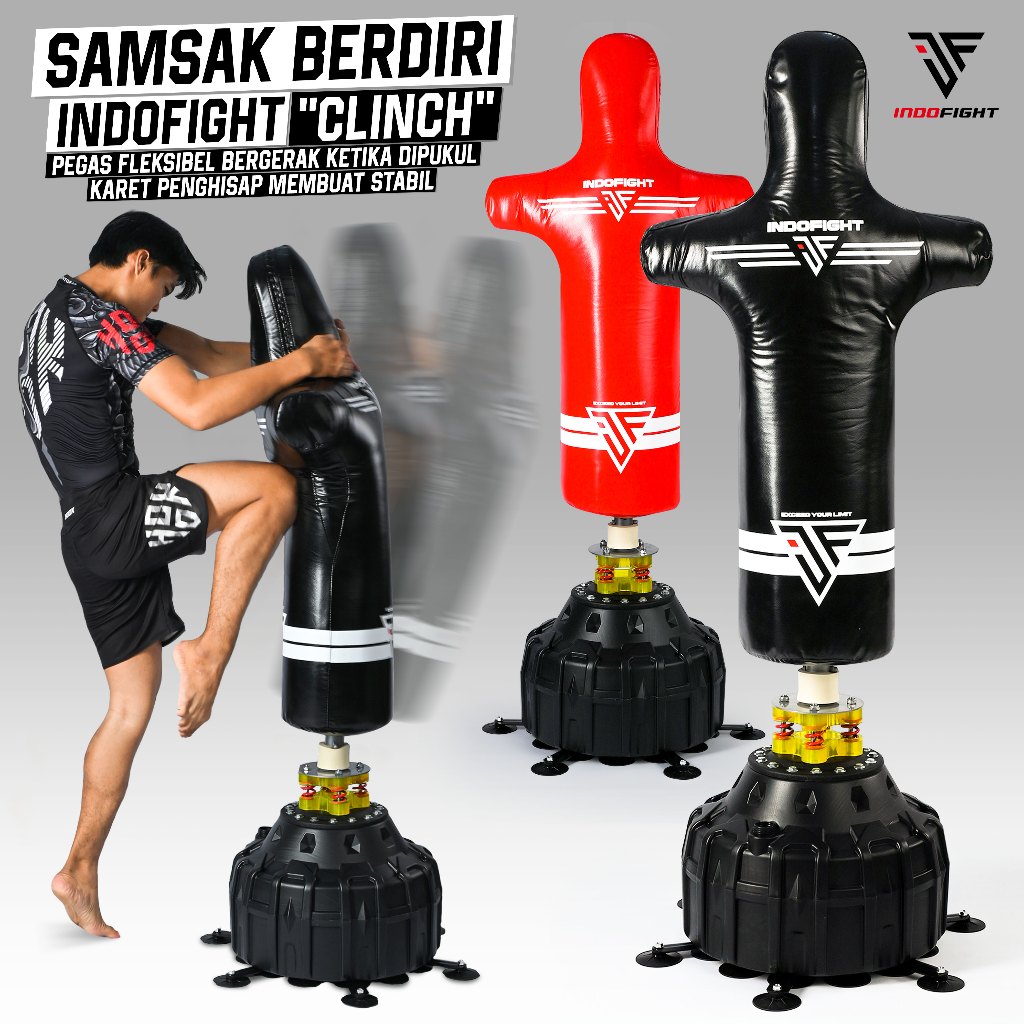 Jual Samsak Berdiri Indofight Sansak Tinju Isi Standing Punching Bag ...