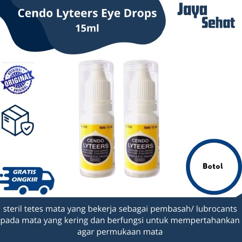 Jual Cendo Lyteers Eye Drops 15ml & 0,6ml | Shopee Indonesia