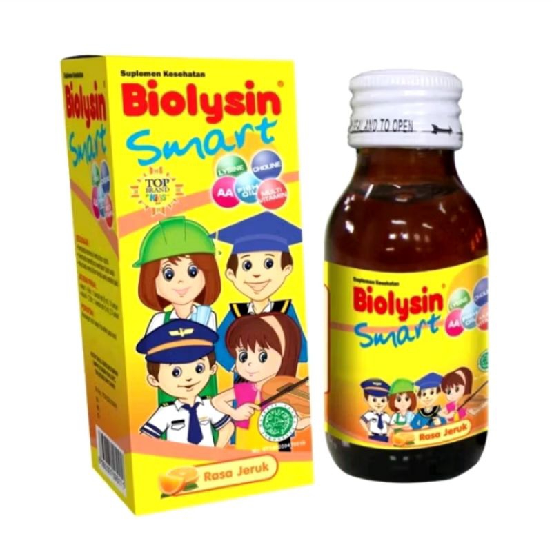 Jual Biolysin Smart Sirup 60ml - Multivitamin & Mineral Nutrisi Otak ...
