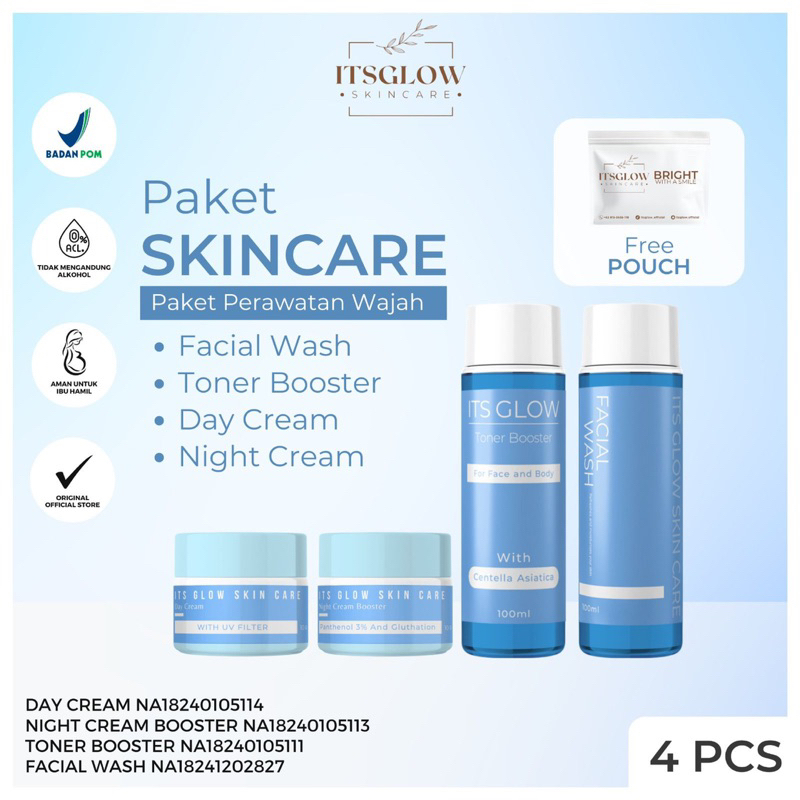 Jual ITS GLOW BODY CARE LENGKAP || ITS GLOW PAKET SKINCARE LENGKAP ...