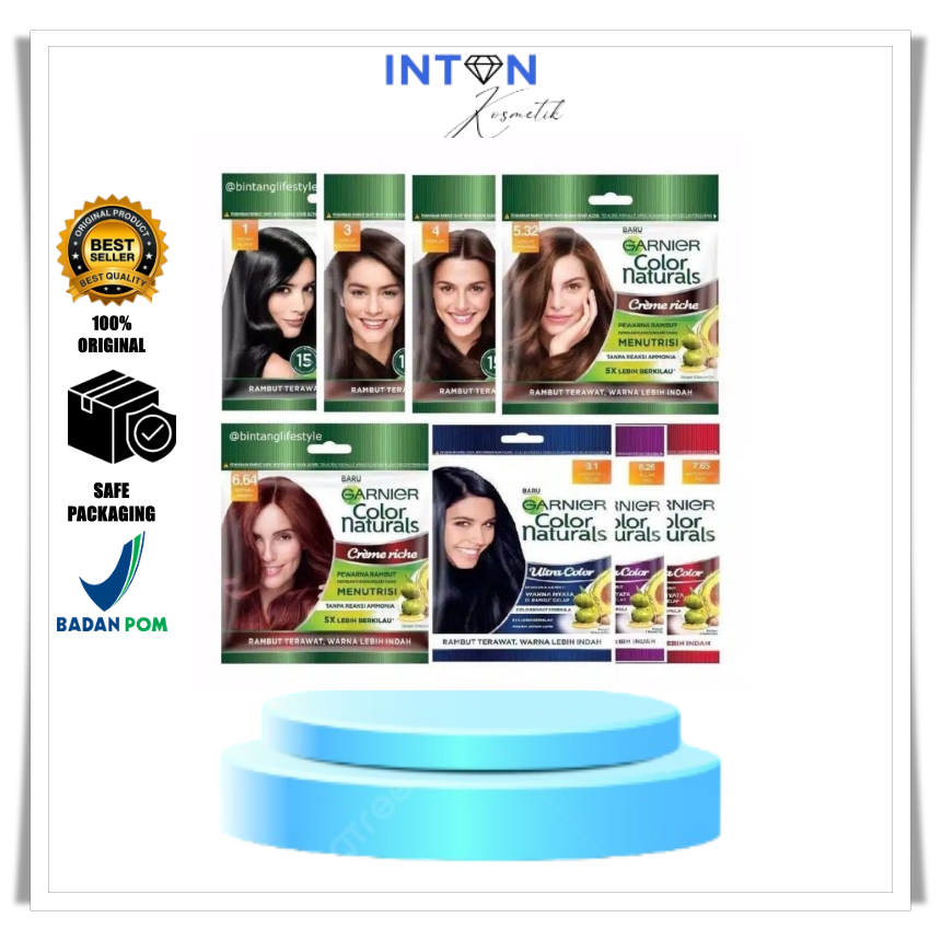 Jual GARNIER HAIR COLOUR NATURAL | CAT RAMBUT GARNIER | GARNIER CAT ...