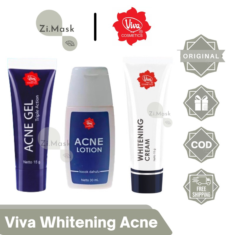 Jual Viva Acne Lotion 30ml | Viva Acne Gel 15gr | Obat Totol Jerawat ...