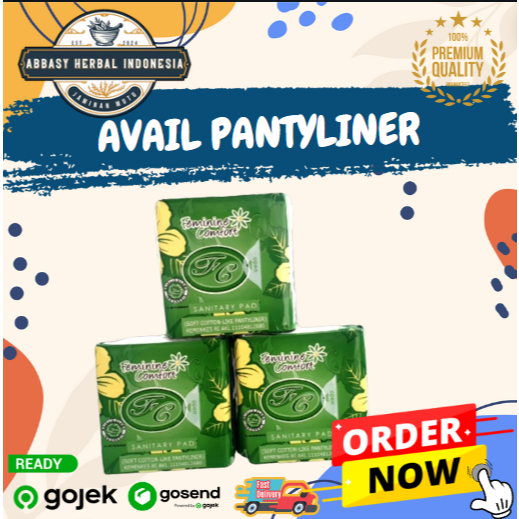 Jual Avail Pantyliner | Avail Merah Night Per Pcs | Avail Biru Day Per ...