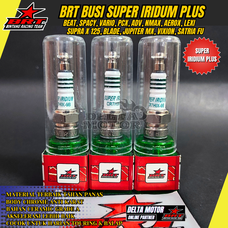 Jual Busi Super Iridium BRT CPR9EAIX Beat Spacy Vario Scoopy Lama FI Vario 125 150 Satria FU ...