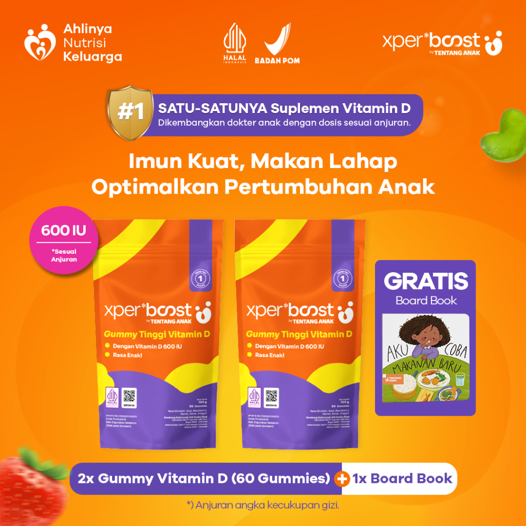 Jual [BUY 2 GET 3] Expert Boost - Bundling 2pcs Vitamin D Gummy 600 IU ...