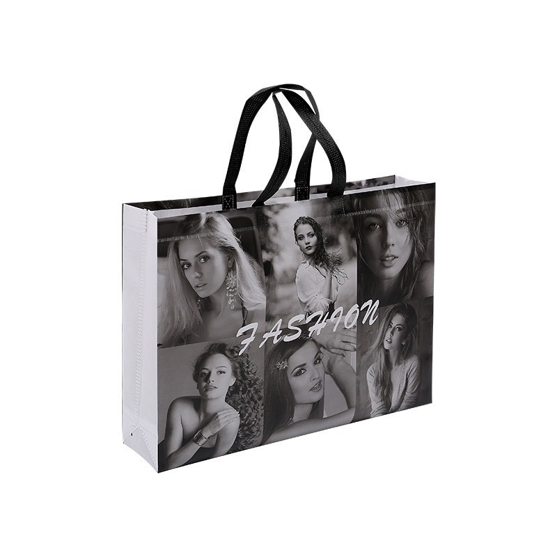Jual Paper Bag Kain Motif Balck White Jumbo XL Goodie Bag Bag Murah ...