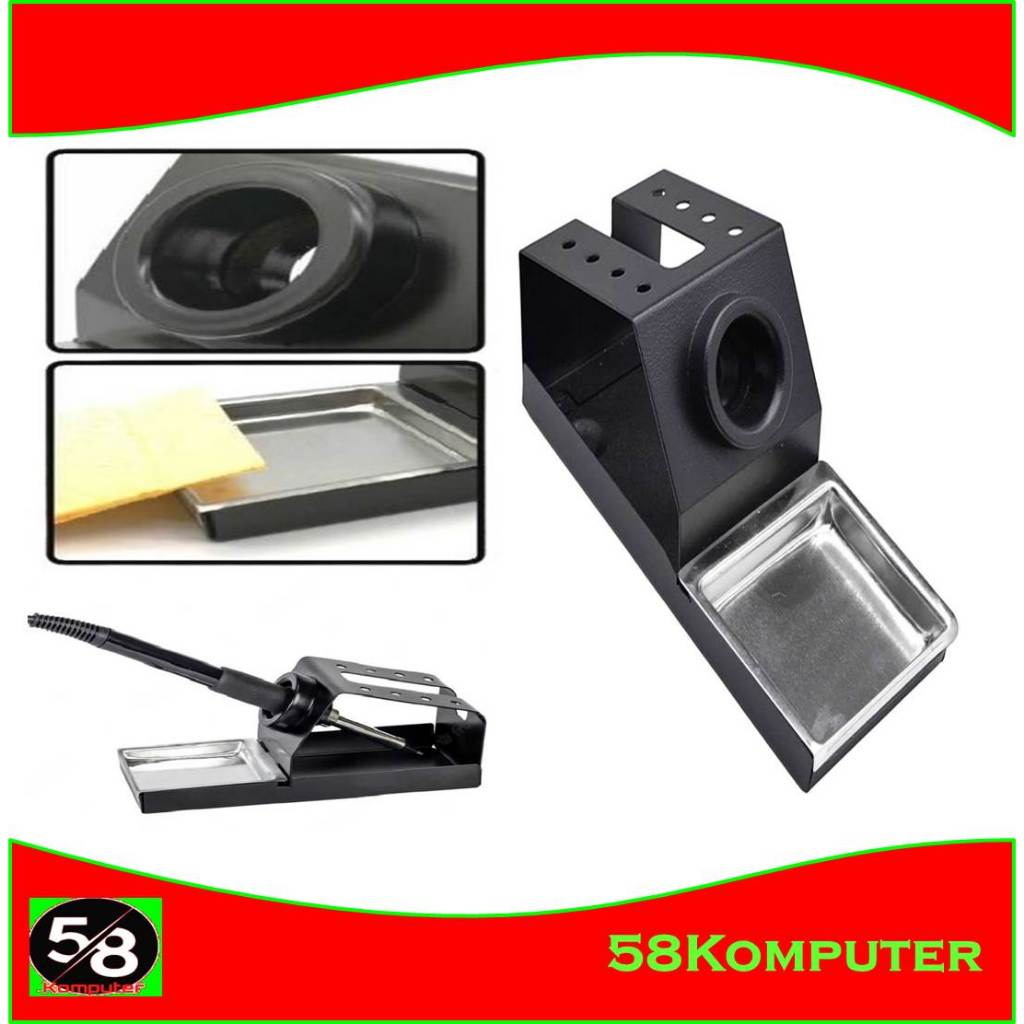 Jual Stand Holder Solder Tempat Dudukan Solder LISM bentuk H Screw Hole ...