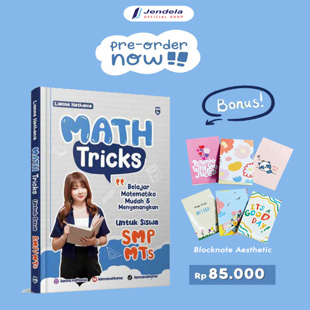 Jual Buku Pelajaran Math Tricks Untuk Siswa SMP/MTs - Lianna Nathania ...