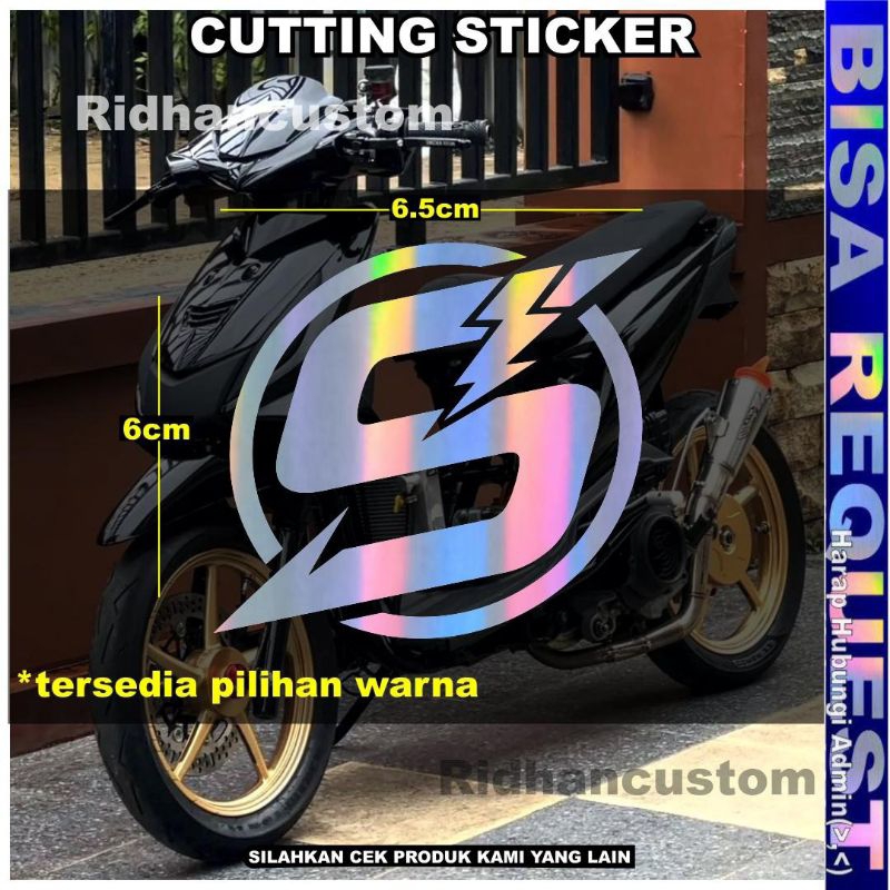 Jual CUTTING STICKER MOTOR SET BY RAP LOGO SETBYRAP | Shopee Indonesia