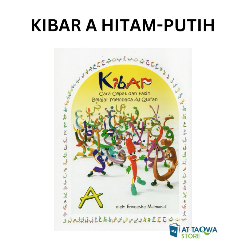 Jual Buku KIBAR A Hitam Putih A5 [Cara Cepat dan Fasih Belajar Membaca ...
