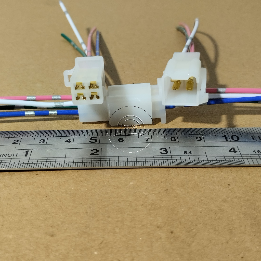 Jual SOKET BODY K4 SAMBUNGAN KABEL 4 PIN MOTOR SOCKET SAMBUNGAN KABEL ...