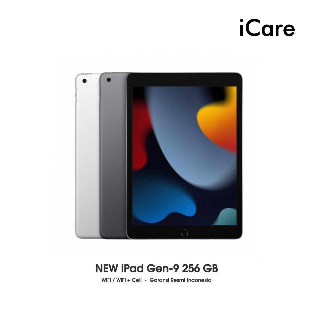 Jual NEW Apple iPad (Gen 9) 10,2 inci 256GB Garansi Resmi Indonesia 1 Tahun | Shopee Indonesia