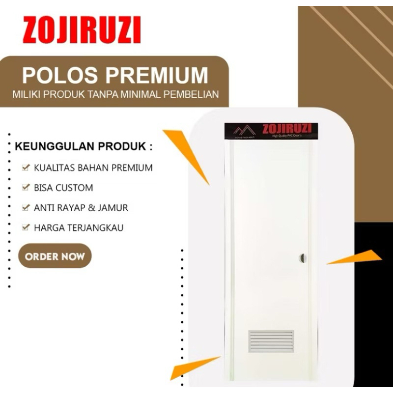 Jual pintu pvc custom uk 71,5x200 uk daun pintu tanpa kusen | Shopee ...