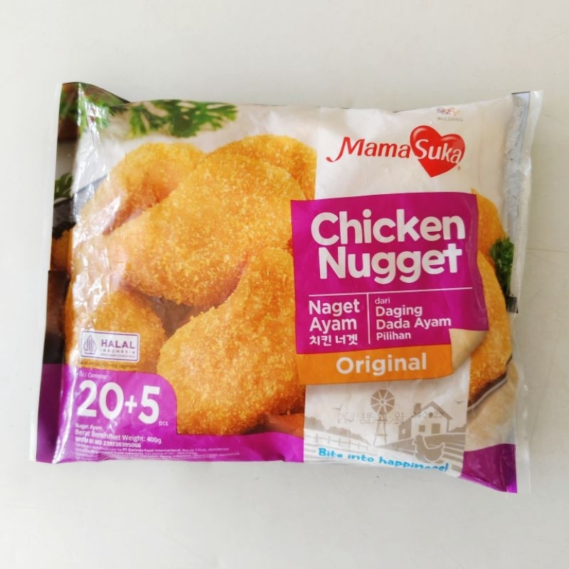 Jual PROMO!!,NUGGET AYAM MAMASUKA 400 GRAM,rasa daging ayamnya sangat ...