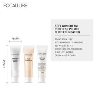 Jual Focallure Foundation Sunscreen Primer Travel Size | Shopee Indonesia