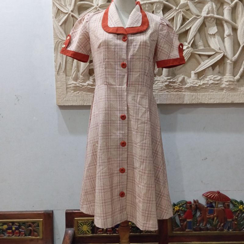 Jual Dress / Dress Midi / Dress Jadul / Dress Vintage / Dress 70an ...
