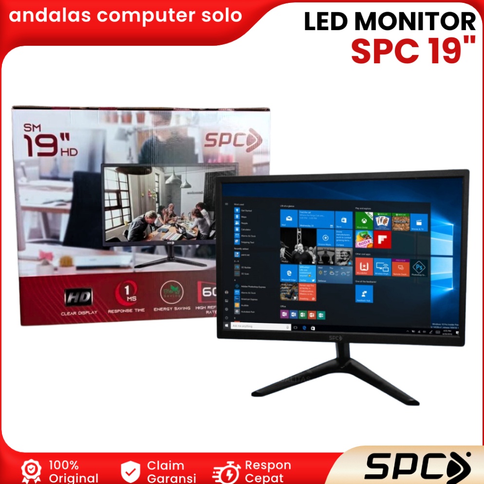 Jual KODE N8G LED MONITOR SPC 19 INCH VGA HDMI FULL HD | Shopee Indonesia