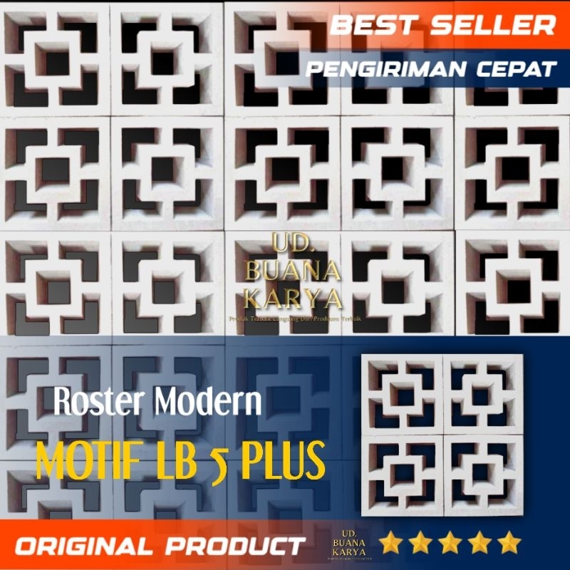 Jual Roster Beton Motif, Roster Motif LB5 Plus, Roster Hias Pagar ...