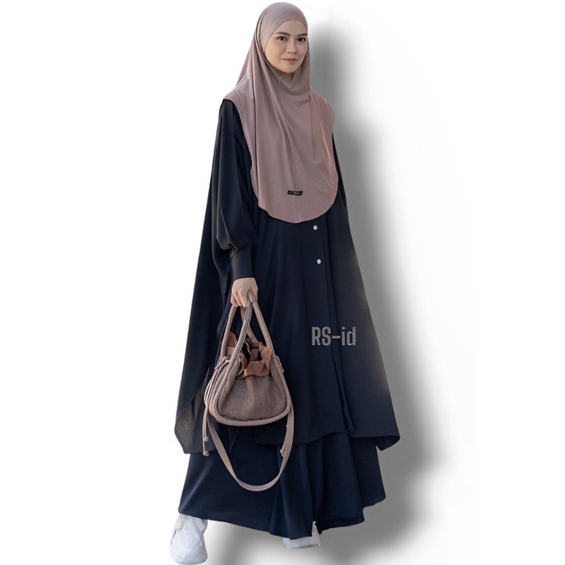 Jual Aurora Abaya Set Baju MUslim Wanita | Shopee Indonesia