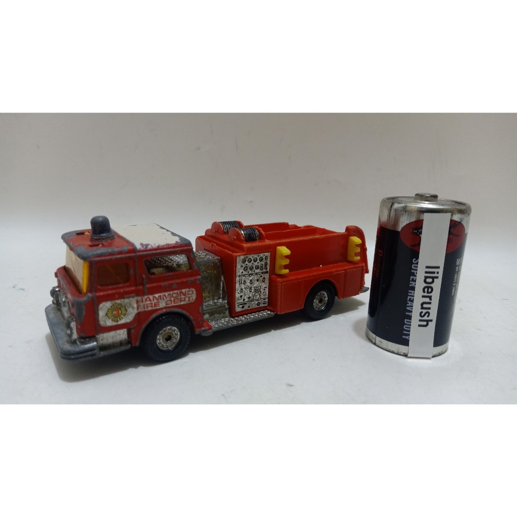 Jual diecast corgi mack CF fire pumper hammond fire dept fire truck ...