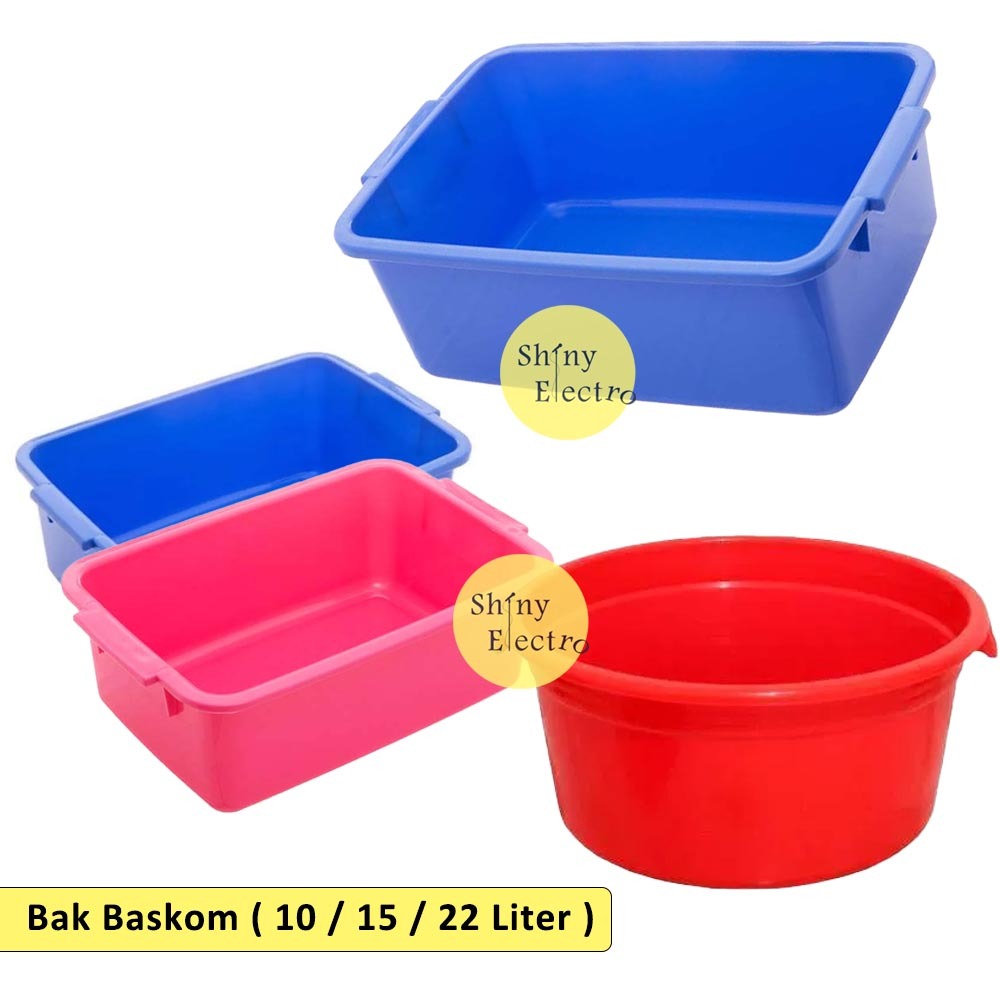 Jual Bak Baskom Plastik Shinpo 10 L / 15 Ltr / 22 Liter Wadah ( Cuci ...