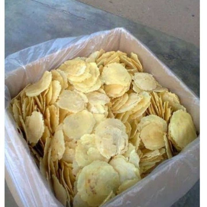 Jual EMPING MELINJO MENTAH SUPER TIPIS ORIGINAL SIAP GORENG 1KG ...