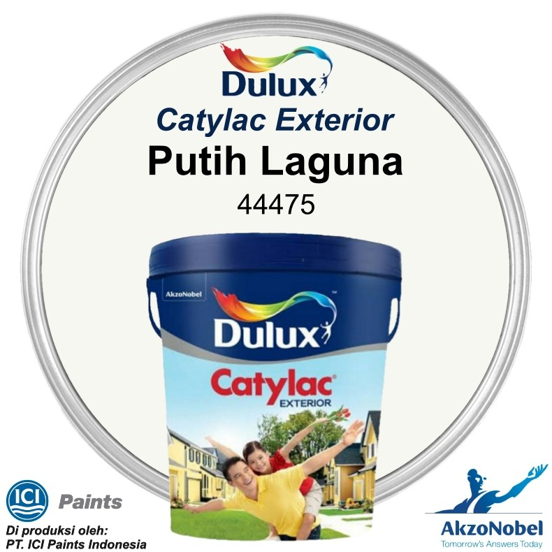 Jual CAT DULUX CATYLAC EXTERIOR 25 KG - PUTIH LAGUNA 44475 | Shopee ...