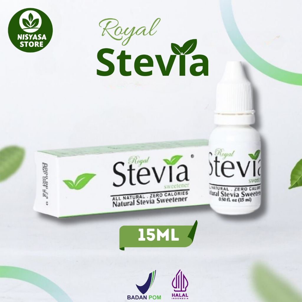 Jual Royal Stevia 15ML Pemanis Alami Cair Natural Sweetener Pengganti ...