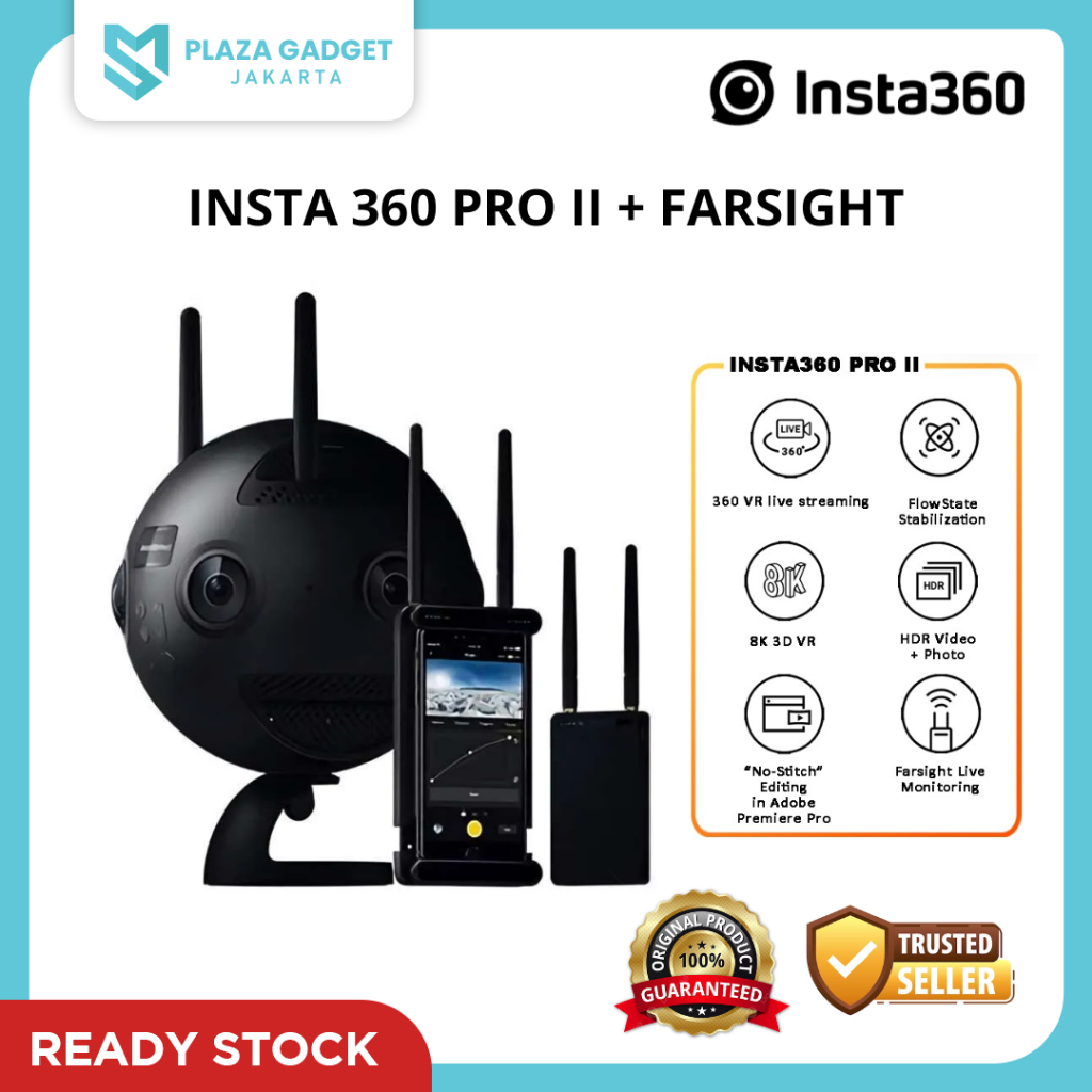 Jual Insta360 Pro II Insta360 Pro 2 Spherical VR 360 8K Camera with ...