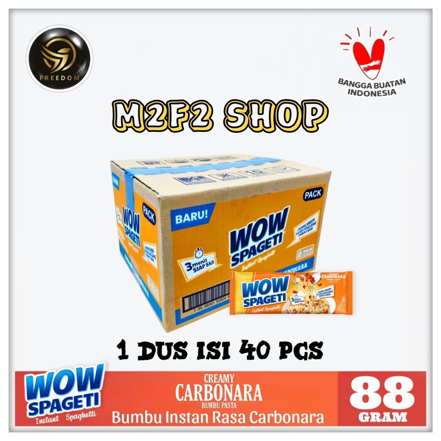 Jual Wow Spageti Instant Pasta Spaghetti Creamy Carbonara - 88 gr ...
