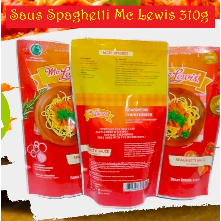 Jual Mc Lewis saus spaghetti spageti bolognese 310 Gram bolognaise saus ...