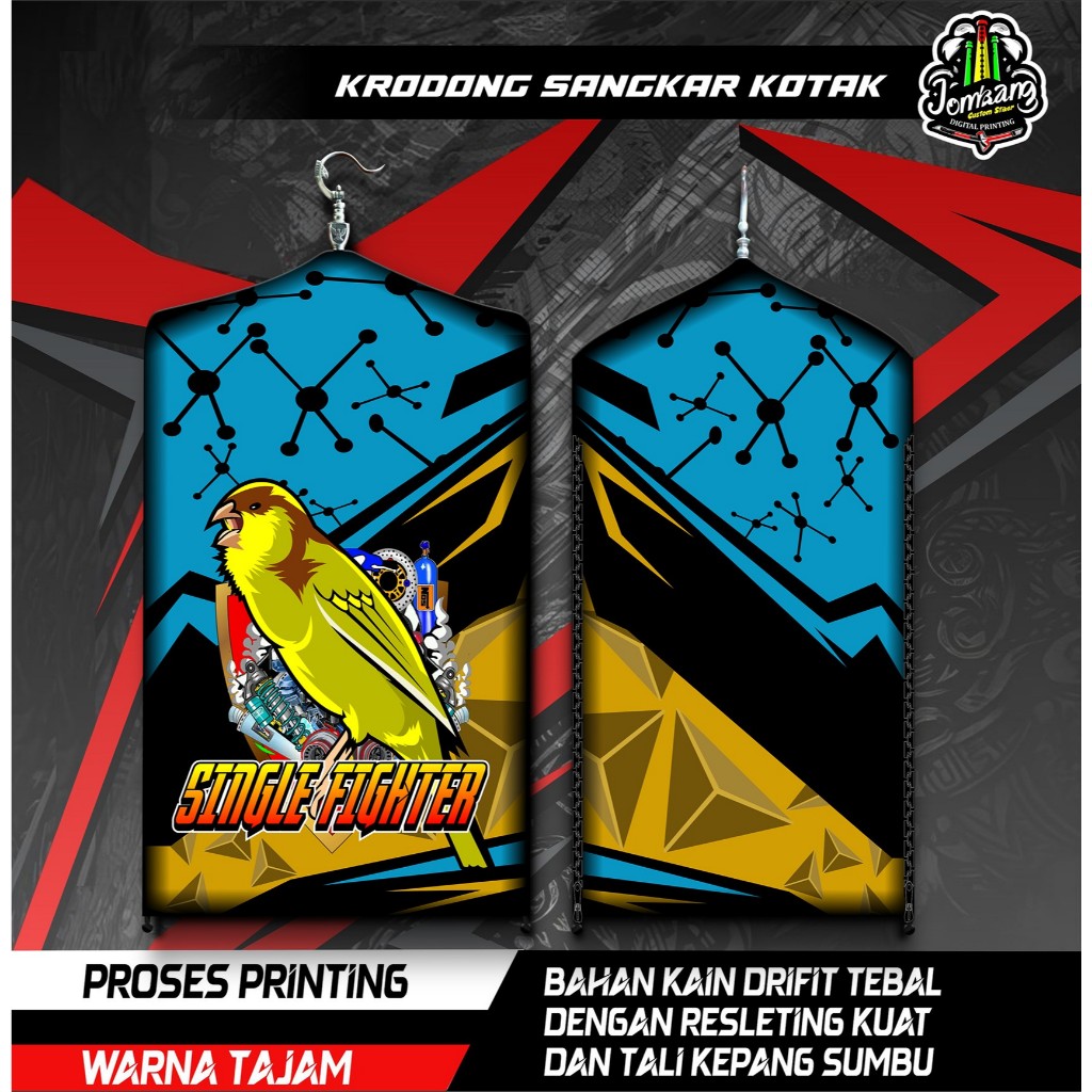 Jual Krodong Krojong Sangkar Burung Kotak, Kosan, Koper, Desain Kenari ...