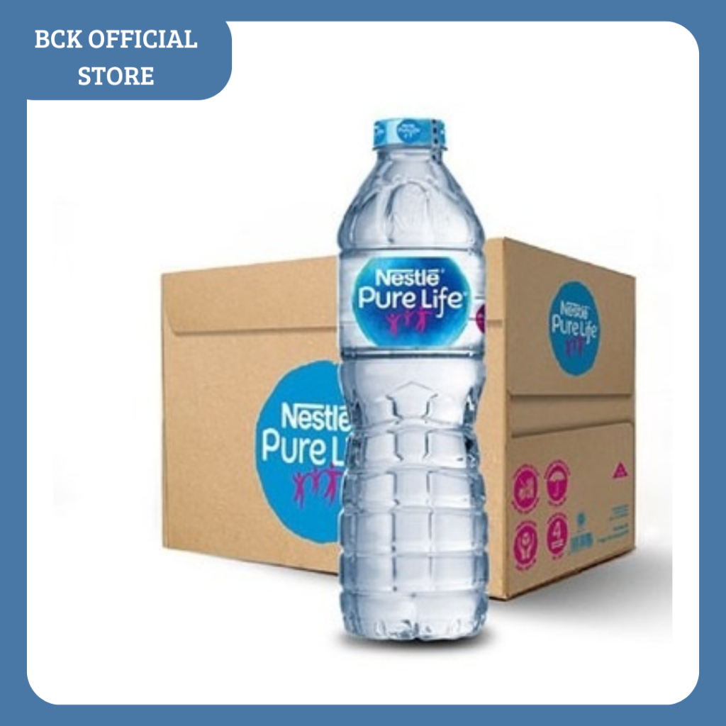 Jual Nestle Pure Life Air Mineral Botol 24x600ml (1Karton) | Shopee ...