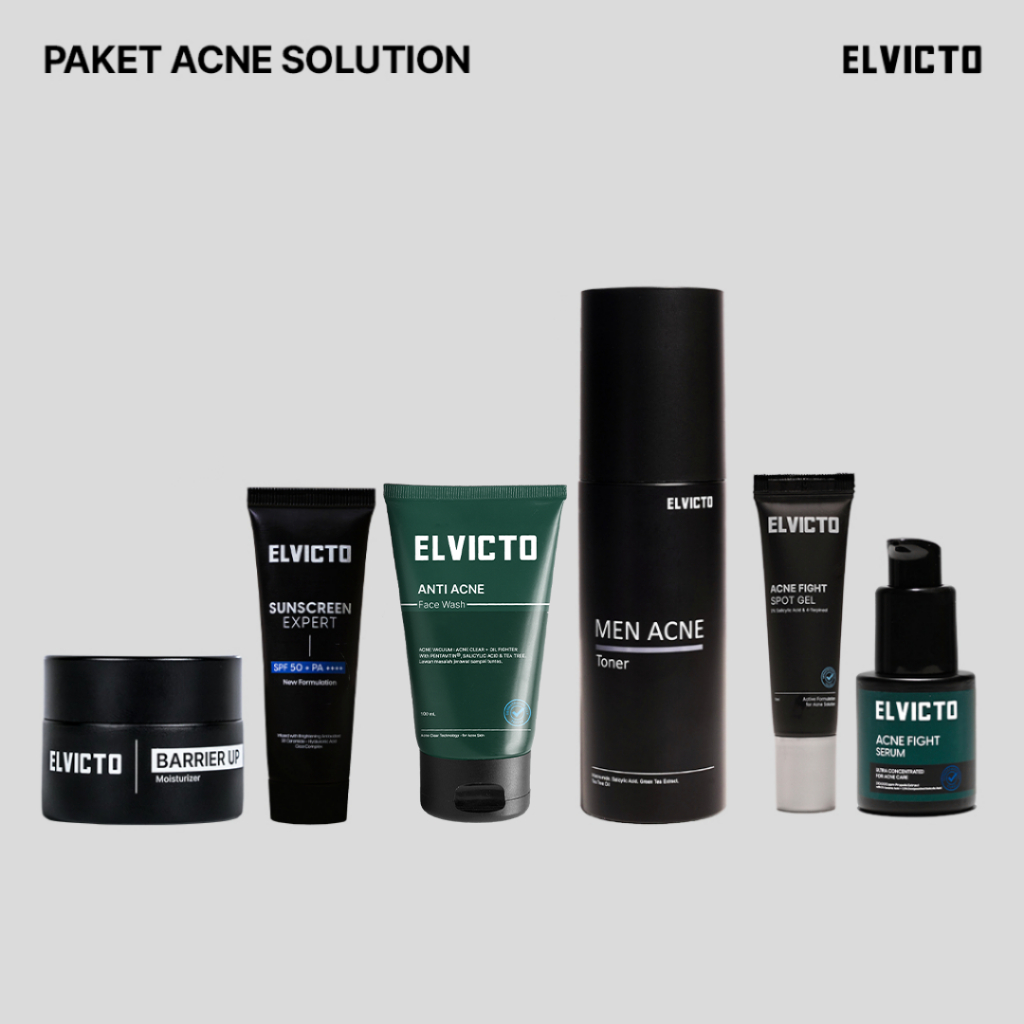 Jual ELVICTO PAKET ACNE SOLUTION | Shopee Indonesia