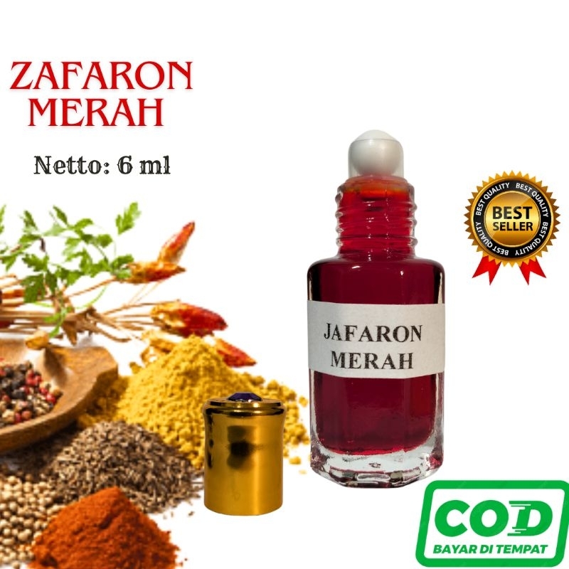 Jual Jafaron Asli Non Alkohol Minyak Zafaron Merah Parfum Jafaron Merah ...