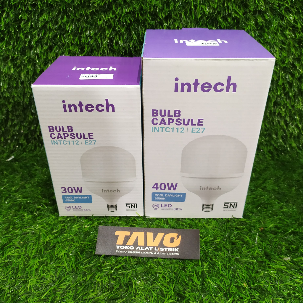 Jual Lampu InTech LED Capsule Bulb 30 Watt Dan 40 Watt | Shopee Indonesia