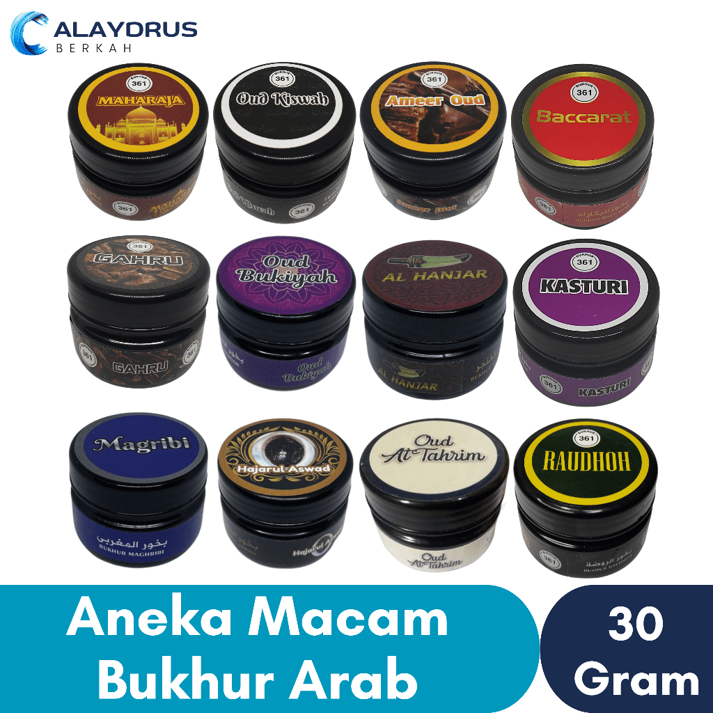 Jual Bukhur Buhur Dupa Bubuk Premium 30 Gram - Beragam Aroma Original ...