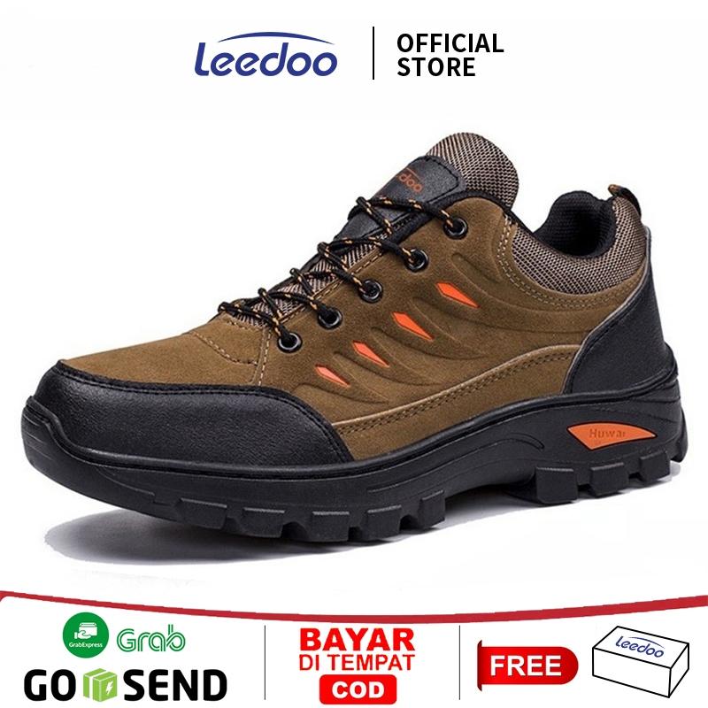 Jual Leedoo Sepatu Hiking Gunung Pria Tahan Air Outdoor Sport Shoes ...