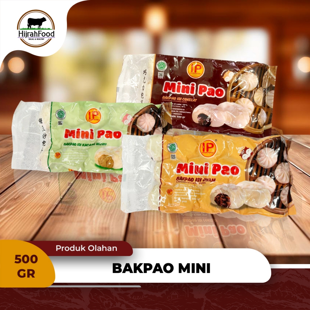 Jual IndoPertama Mini Pao 500 gr Frozen Bakpao Mini Isi | Shopee Indonesia