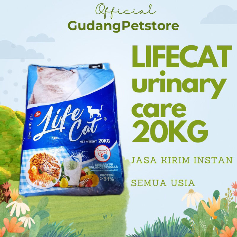 Jual INSTAN: LIFECAT DRY 20 KG Urinary Care | LIFE CAT DRY ( 1 KARUNG ...