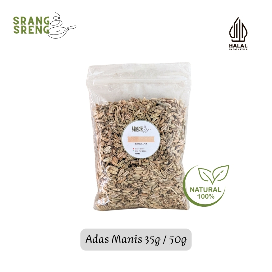 Jual Adas Manis/ Biji Adas/ Fennel Seed 35 g & 50 g 100% Murni | Shopee ...