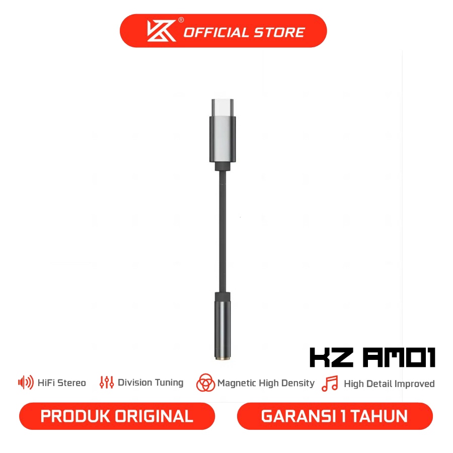 Jual [KZ Official Store] KZ AM01 Portable Jack Adaptor Decoding ...