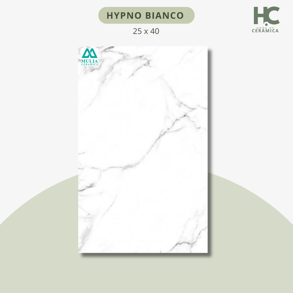 Jual Keramik Dinding WC/ Dapur - HYPNO BIANCO 25X40 - MULIA (KW 1) | Shopee Indonesia