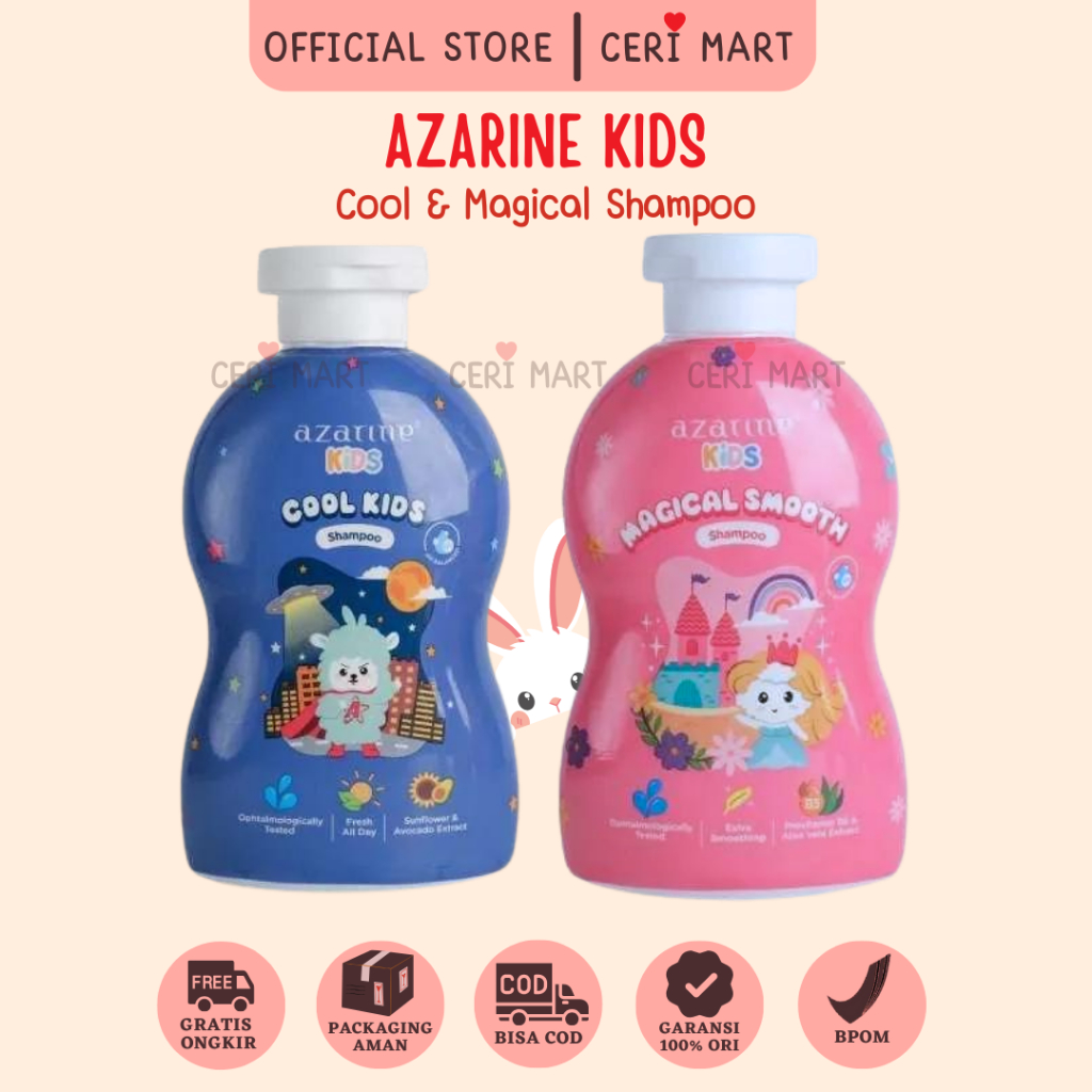 Jual Azarine Kids Shampoo 300ml Shampoo Untuk Semua Jenis Kulit ...