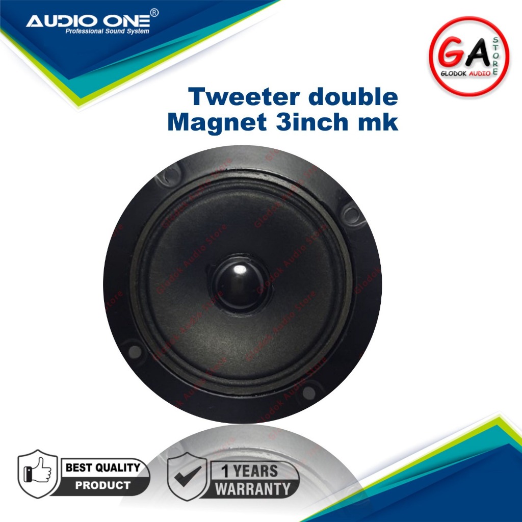 Jual Tweeter double magnet 3inch mk / tweeter 3 inch mk model bmb ...