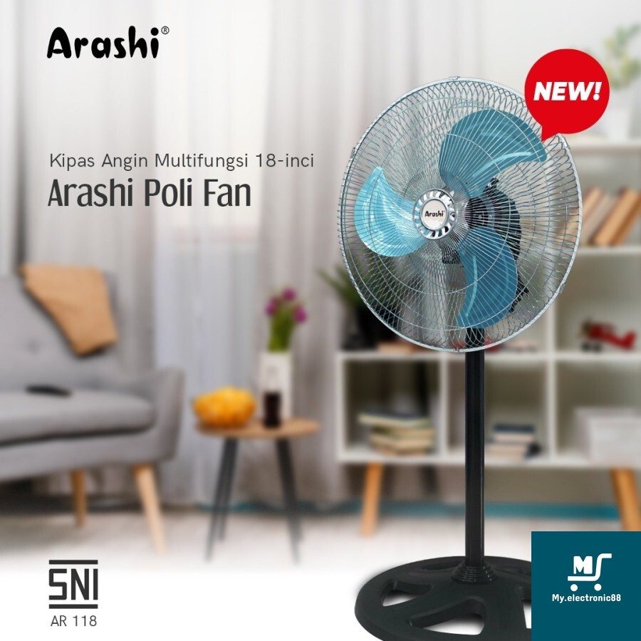 Jual POLI FAN 3IN1 ARASHI 18'(AR 118 POLI FAN) | Shopee Indonesia